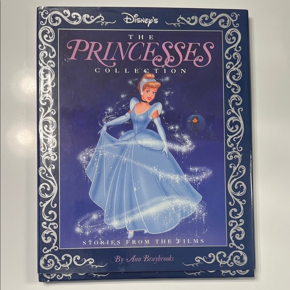 Disney | Art | Disney Princesses Collection Book With Blue And White ...